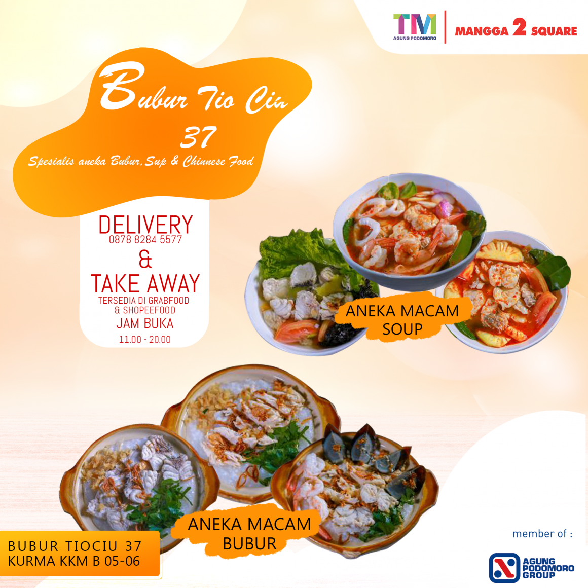 BUBUR TIO CIU 37 SPESIALIS BUBUR & SUP - Mangga 2 Square