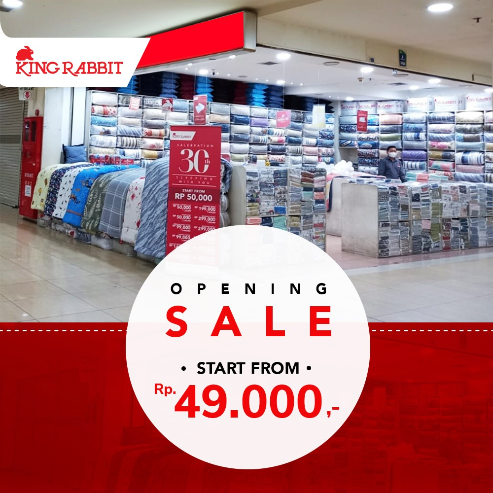 OPENING SALE MULAI 49K??? – King Rabbit - Mangga 2 Square